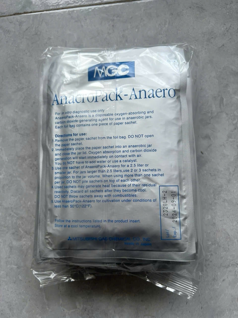 Gói ủ kỵ khí AnaeroPack™- Anaero MGC-Nhật